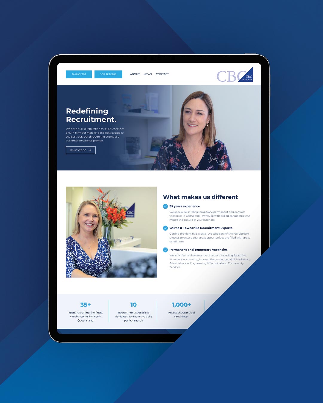 CBC Staff Selection - Web Design Melbourne